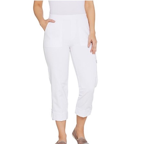 Susan Graver | Pants & Jumpsuits | Susan Graver Premium Stretch Crop ...